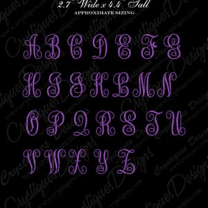 Monogram Rhinestone Initial-pick Your Size-personalize With Beautiful ...