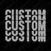 Custom-cascading Rhinestone Bling Font, Iron-on Rhinestone Letters ...