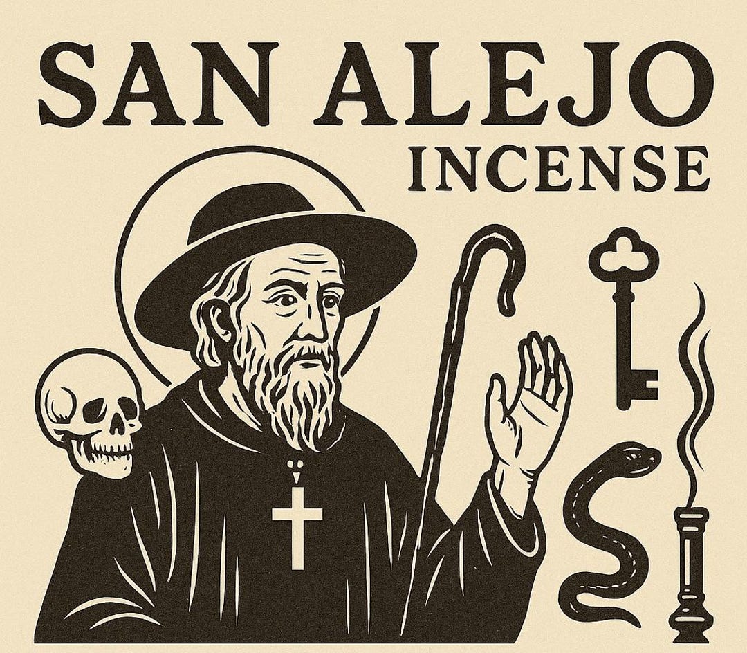 San Alejo Incense for Devotion, Door Opening, Revelation and Separation ...