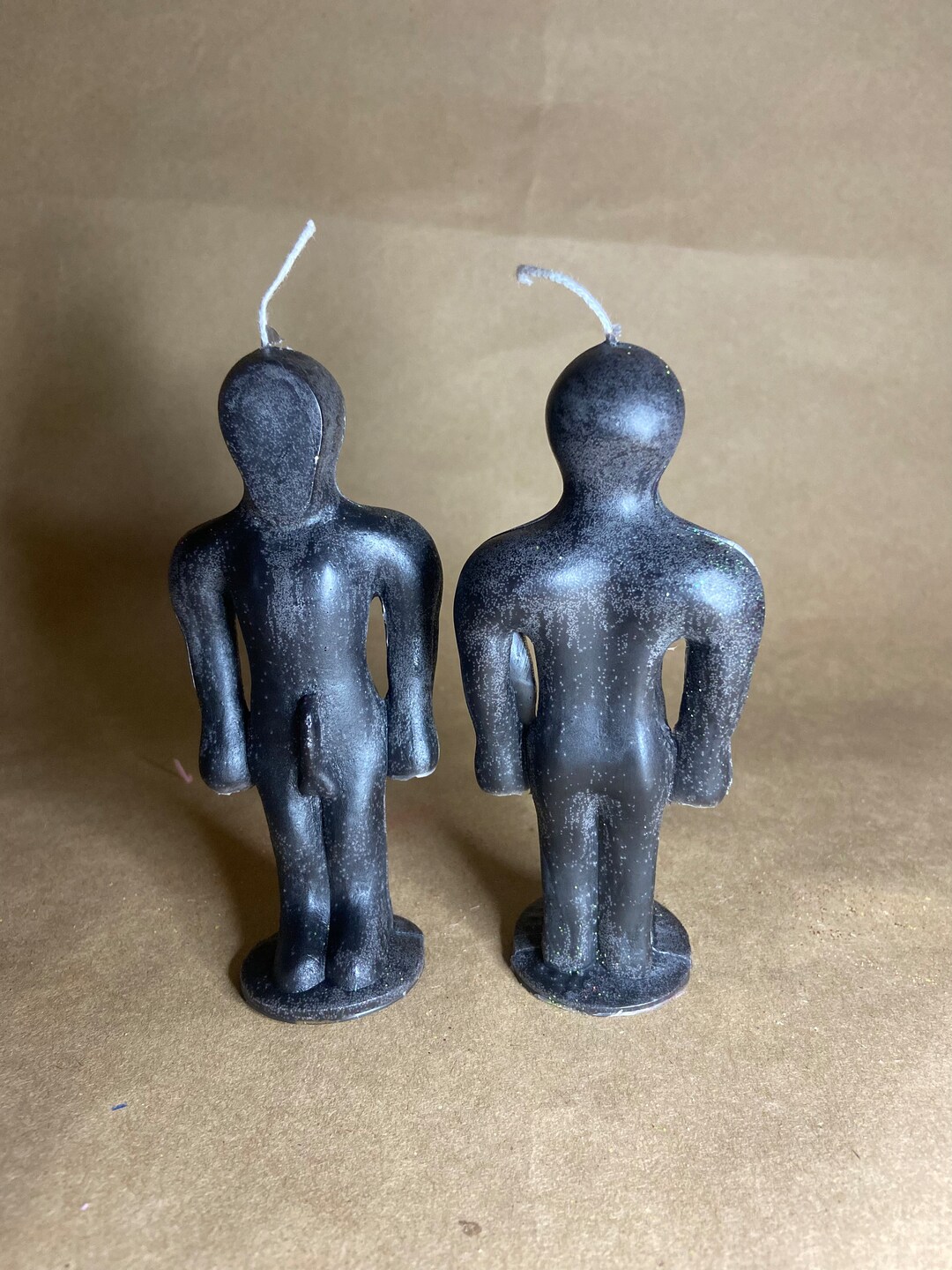 Male Figure Candle Black - Etsy