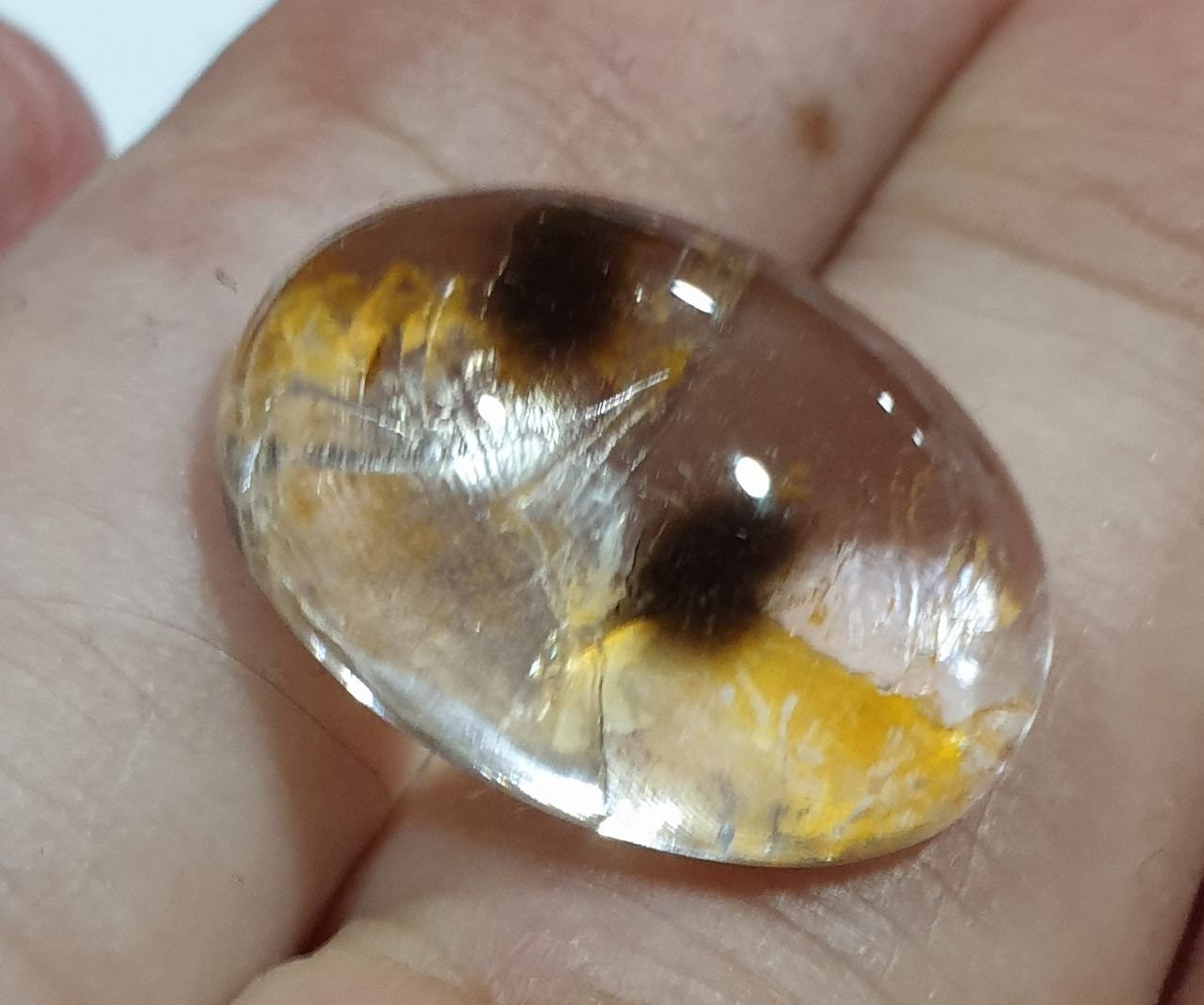 Super Rare Inclusion Quartz Oval Cabochon Made by Mother - Etsy UK