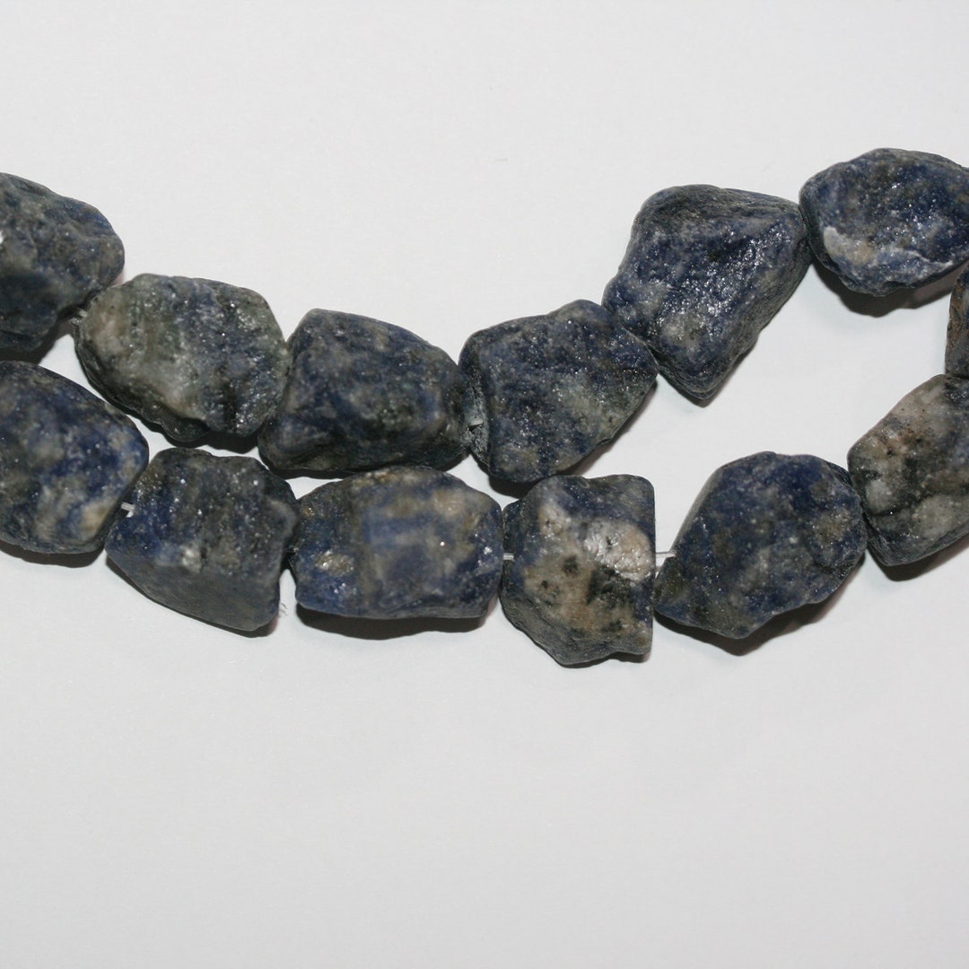 16" St Lapis Lazuli Unpolish Nugget Beads 18-20mm. Approx.-strand 40cm ...