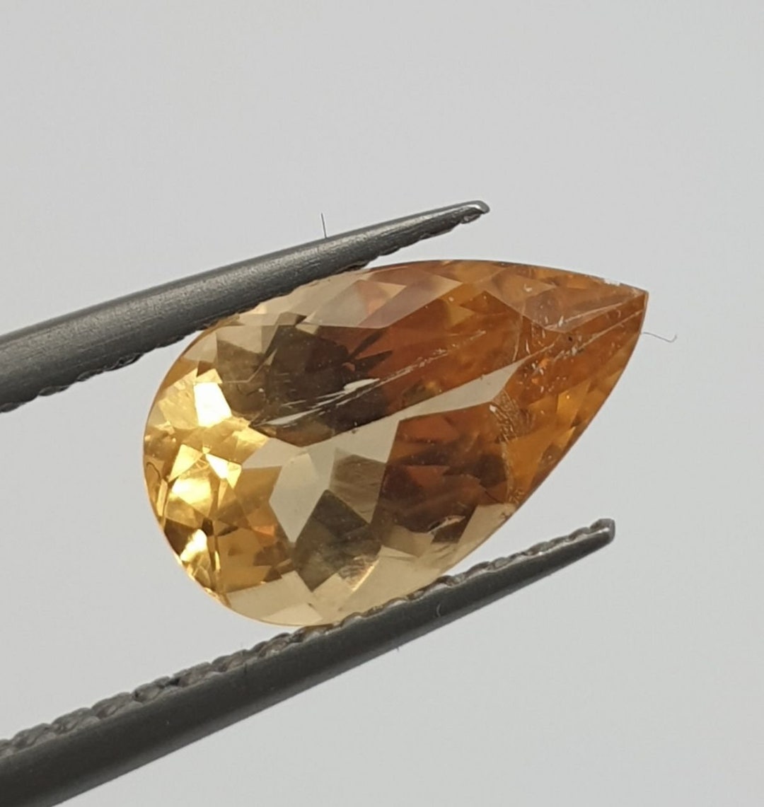 Imperial Topaz Drop Pear Shape Cut Drop 10.5x6.3mm2.02ct - DIY Supplies ...