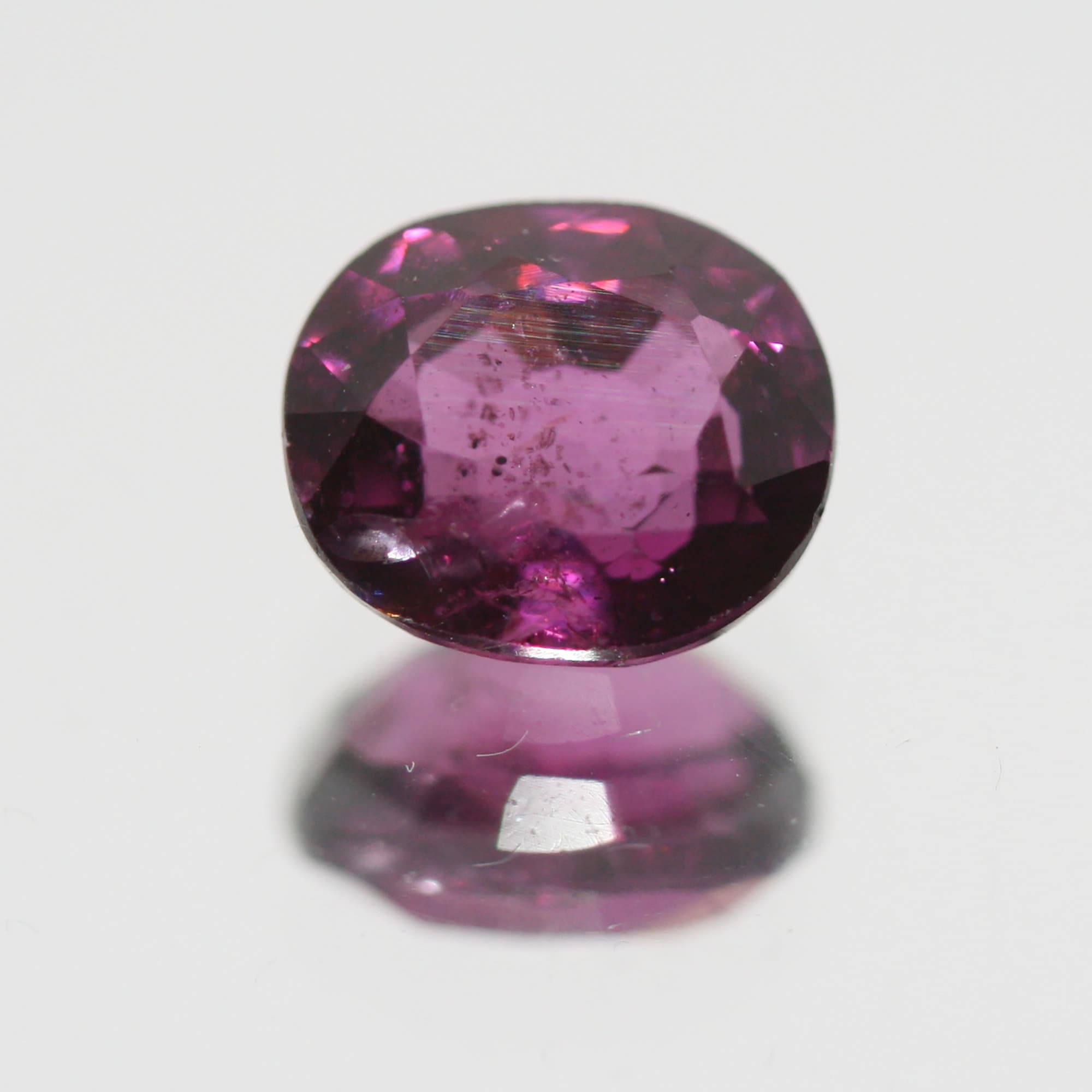 Rodolite Garnet Faceted Oval 7.3x6.8mm 1.95ct. | Etsy