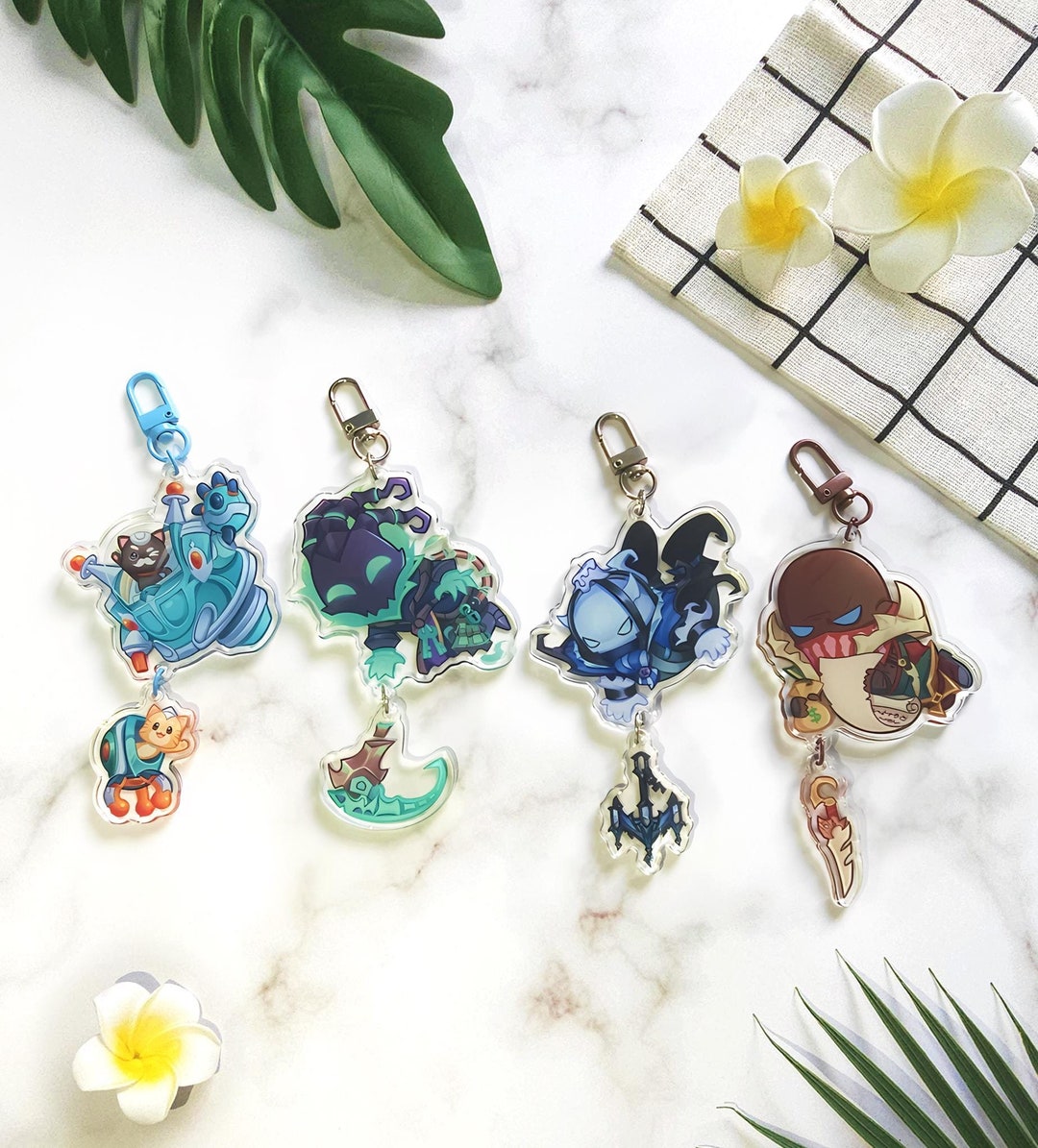 League of Legends Acrylic Keychain | Hooks to Success Thresh Blitzcrank ...