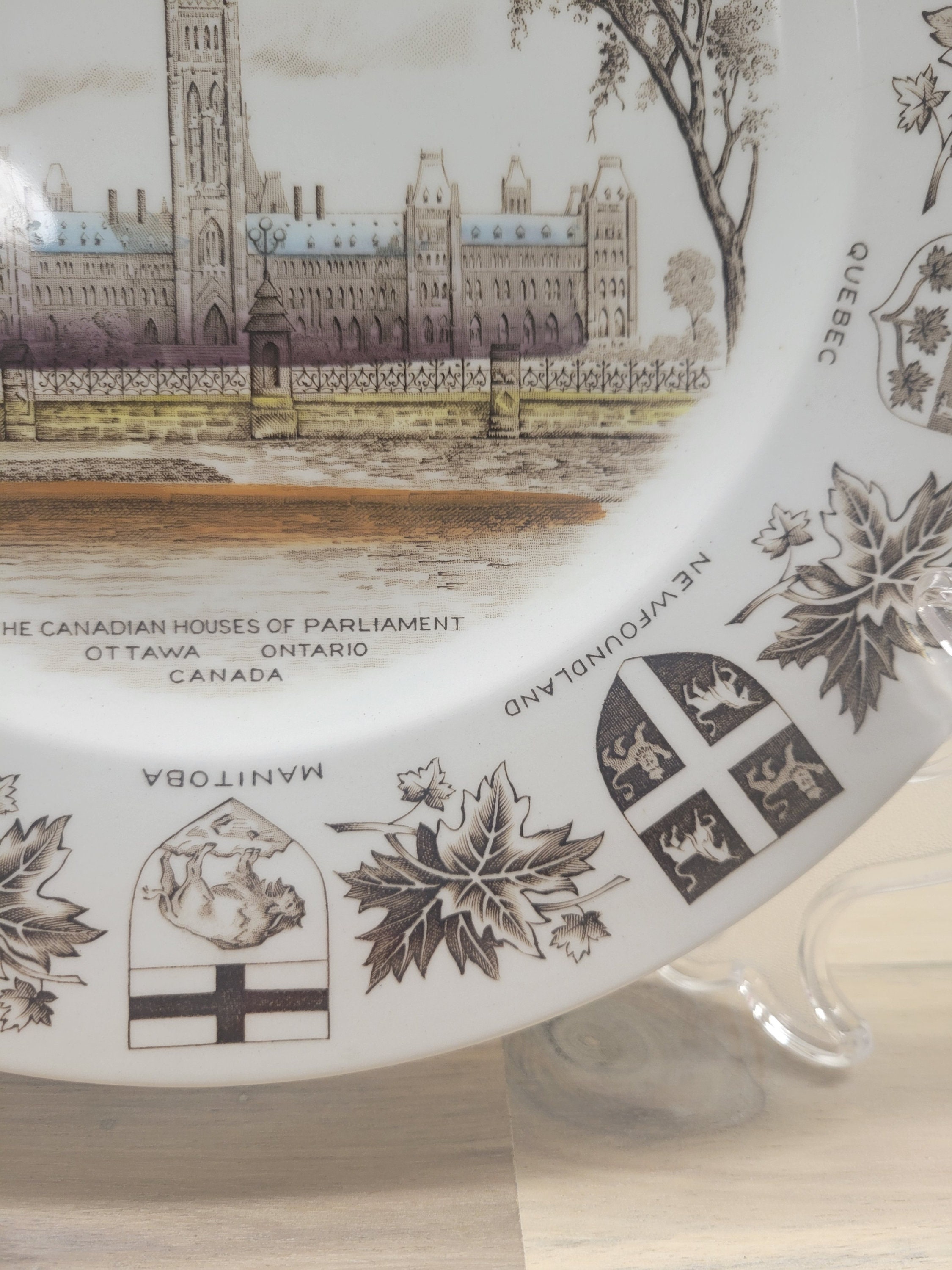 Vintage 1960s Canadian Provinces House of Parliament Ottawa - Etsy