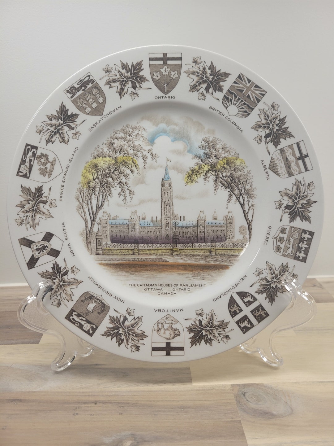 Vintage 1960s Canadian Provinces House of Parliament Ottawa - Etsy