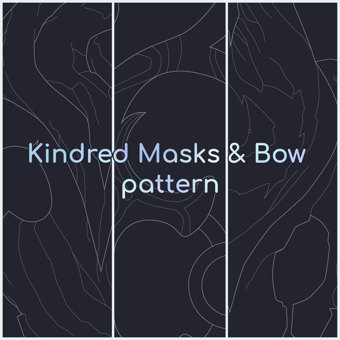 Kindred Bow and Masks Blueprint and Tutorial - Etsy