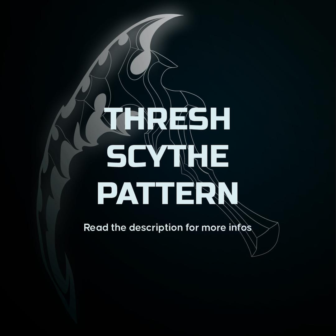 Thresh Scythe • Pattern & Tutorial - Etsy