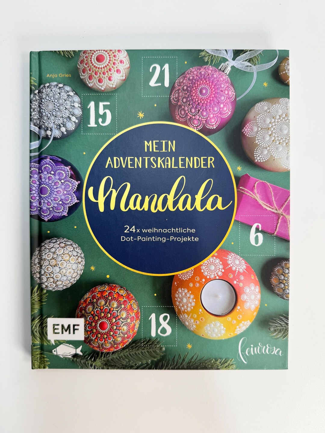 Mein Adventskalender-Buch Mandala, 24 DIY Dot-Painting Projekte ...