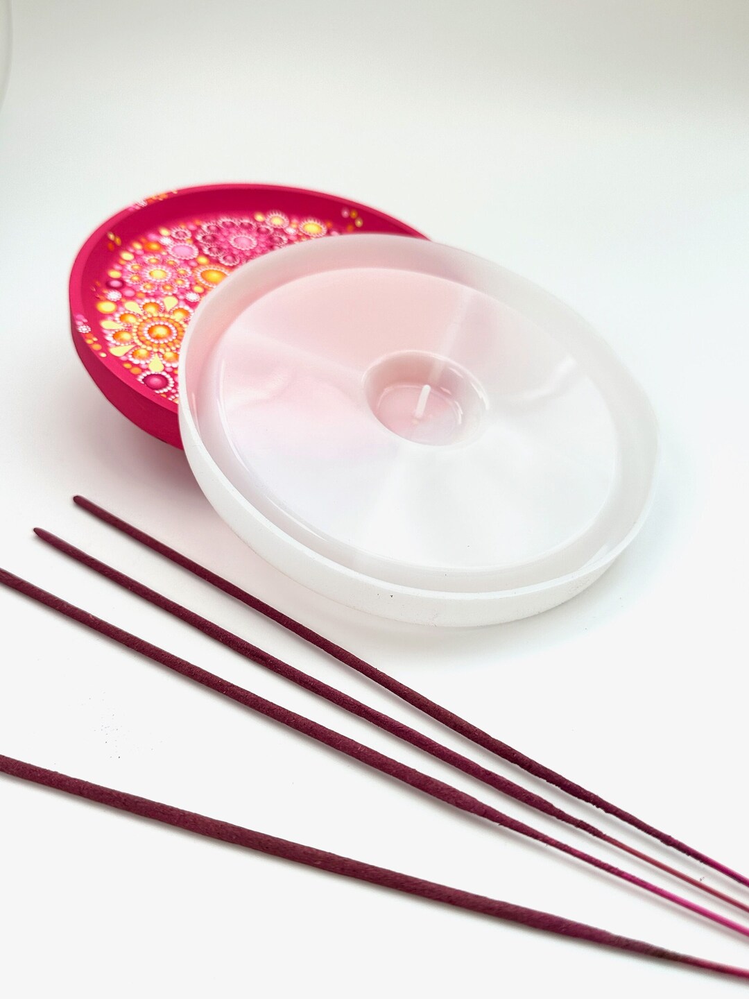 Incense Holder Silicone Mold – Casting Mold for Raysin, Plaster and ...