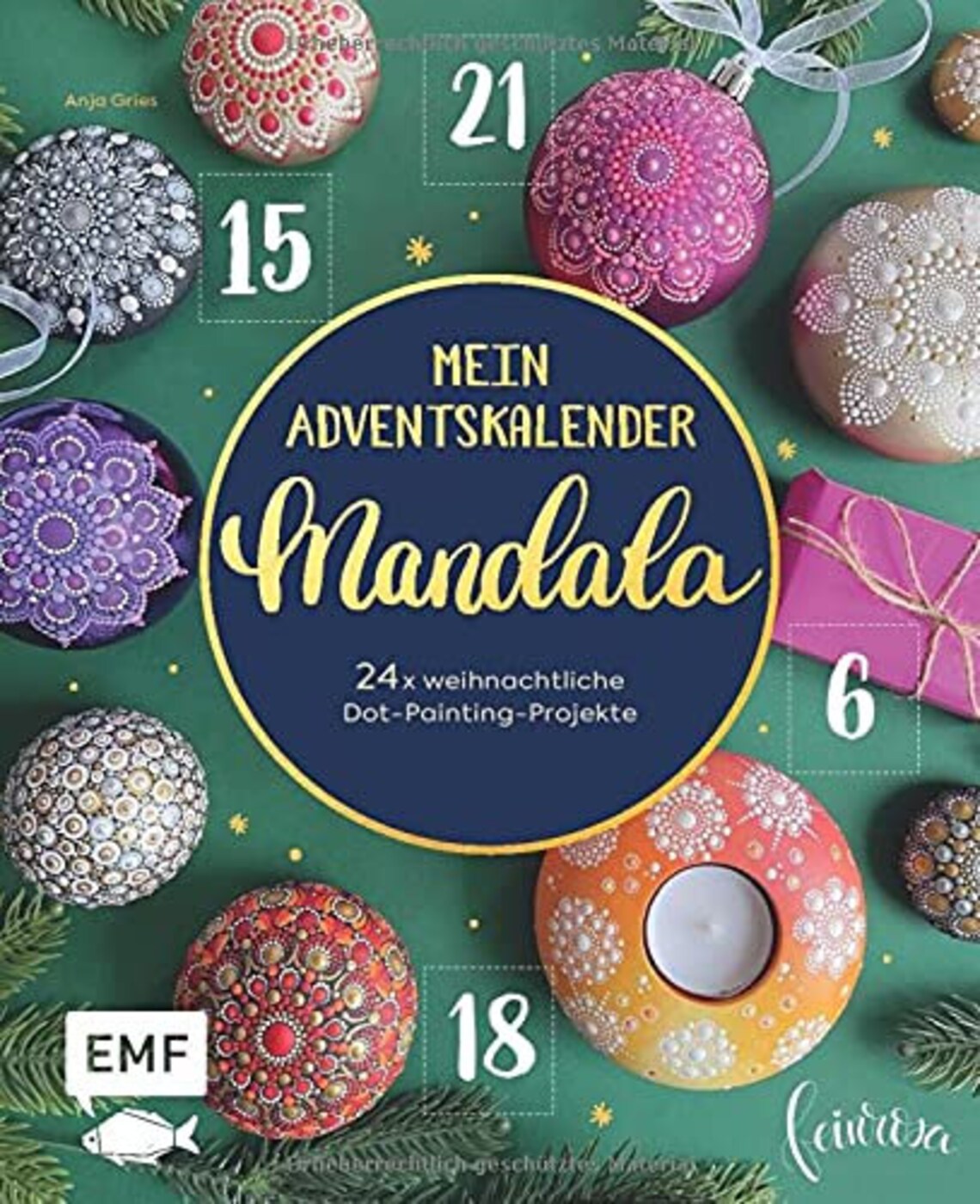 Mein Adventskalender-Buch Mandala, 24 DIY Dot-Painting Projekte ...