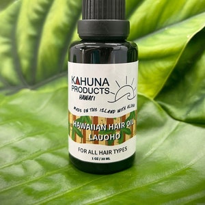 HAWAIIAN HAIR OIL Hair Oil Conditioning Oil Organic Hair Oil Organic ...