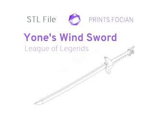 League of Legends Yone Spirit Blossom 3D Model for 3D Printing STL File ...