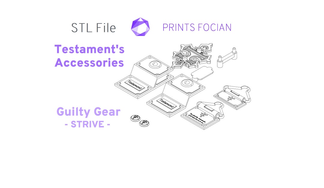 Testament Cosplay Accessory Kit Guilty Gear Strive STL Files - Etsy