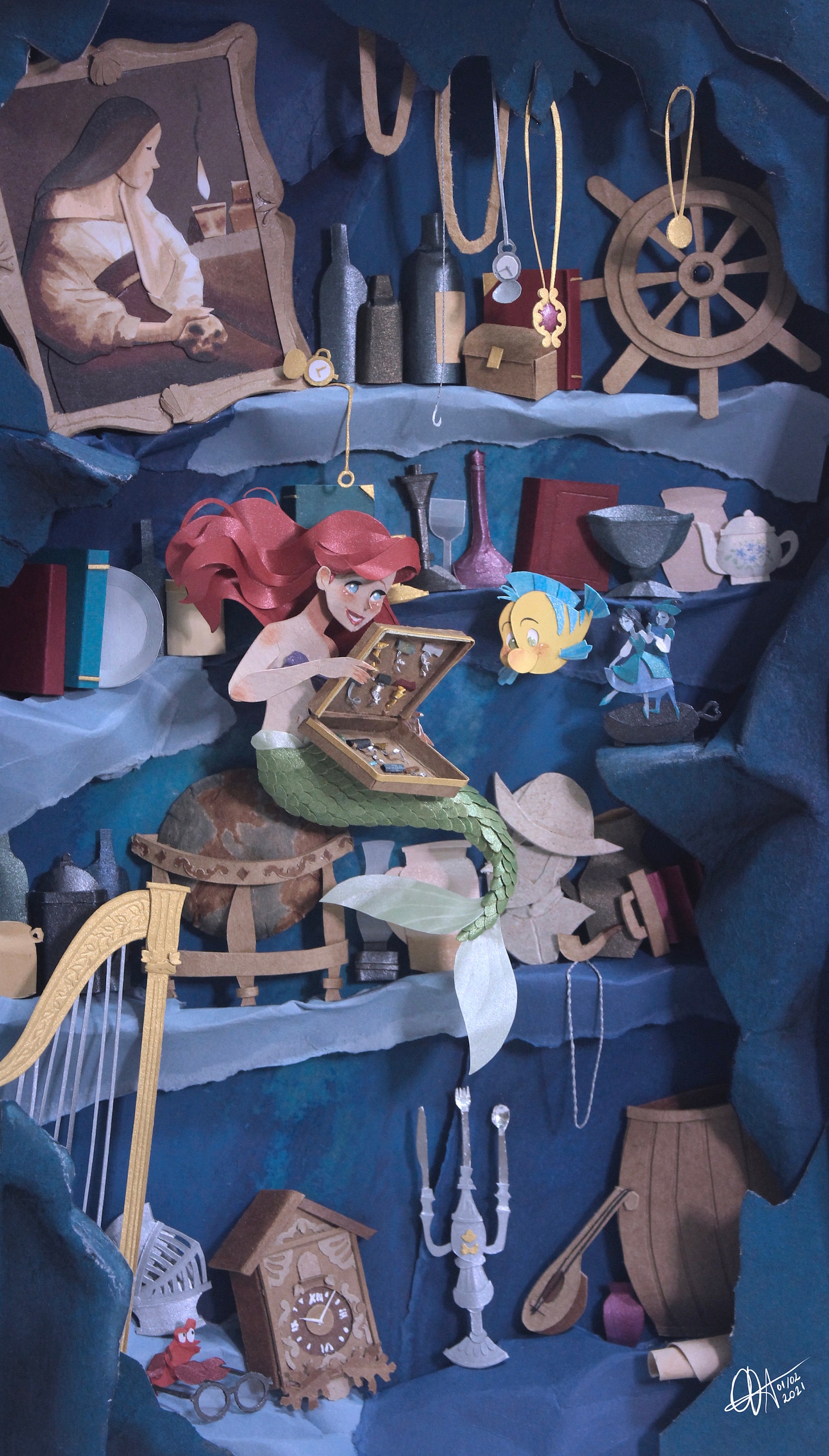 The Little Mermaid- Part of the World - Fine Art Print - Etsy