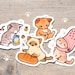 Feline Friends Sticker Set of 4 / Cat Meme Stickers / Kitten - Etsy