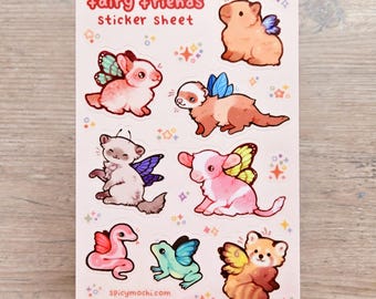 Tiny Animal Sticker Sheets / 4x6 Sticker Sheet of Small Cute Aesthetic ...
