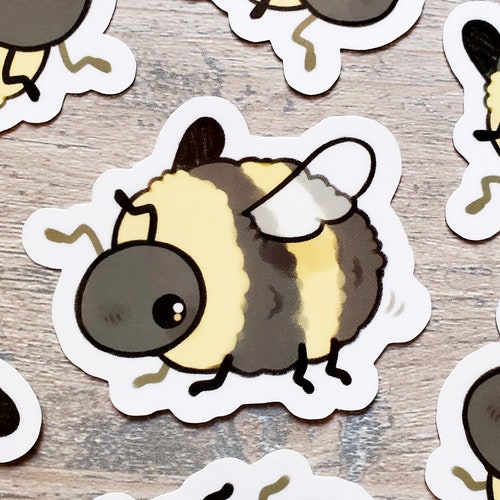Polite Pollinator Sticker / Bee Stickers / Bumblebee Sticker / | Etsy