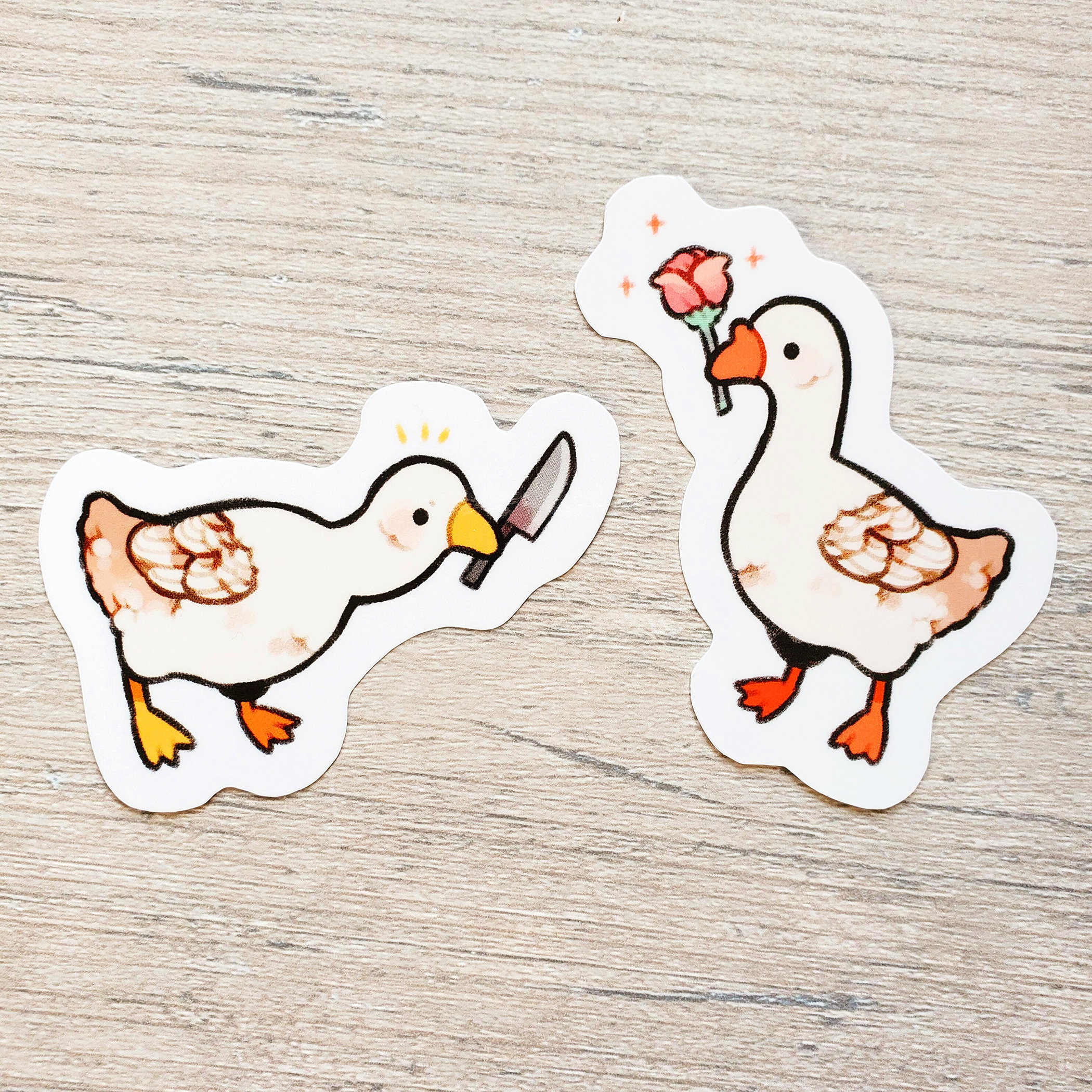 Choose Your Goose Stickers / Cute Animal Stickers / Laptop - Etsy