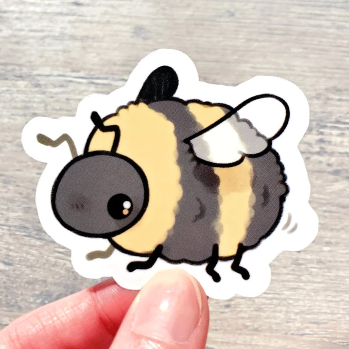 Polite Pollinator Sticker / Bee Stickers / Bumblebee Sticker / | Etsy