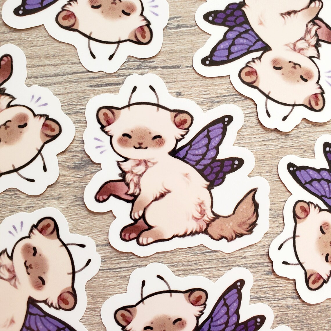 Fairy Cat Sticker / Cat Sticker / Kitten Sticker / Cute Animal - Etsy