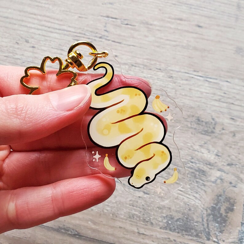 Fruit Salad Snake Charms / Cute Ball Pythons / 2in / Double - Etsy