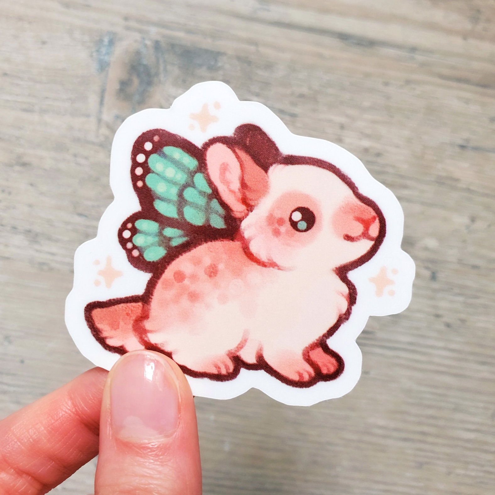 Fairy Bunny Sticker / Rabbit Sticker / Rabbit Lover Sticker / Vinyl ...