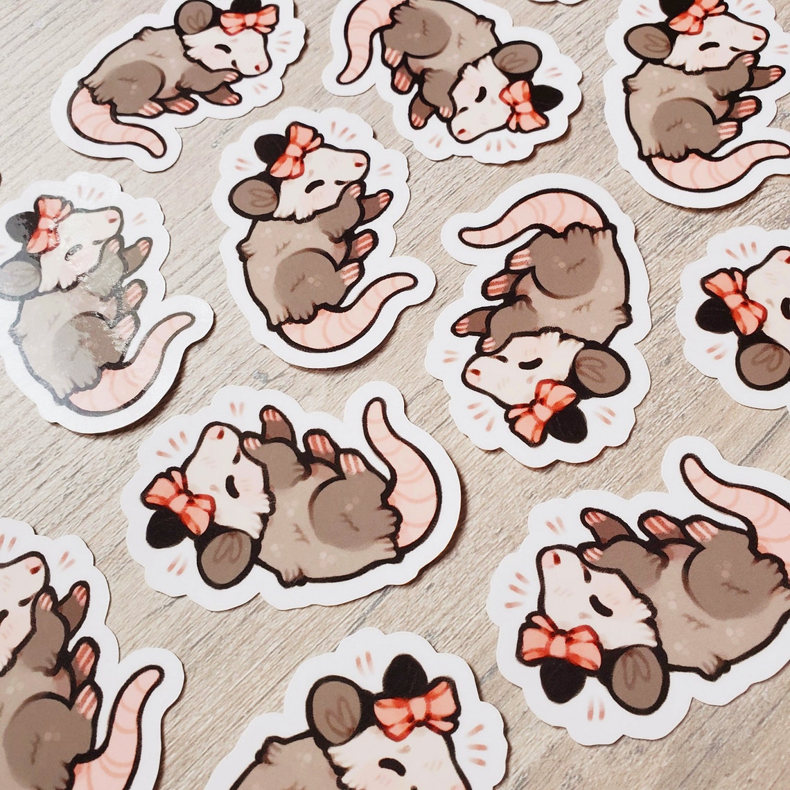Pretty Opossum Sticker / Cute Possum Stickers / Cute Animal Sticker ...