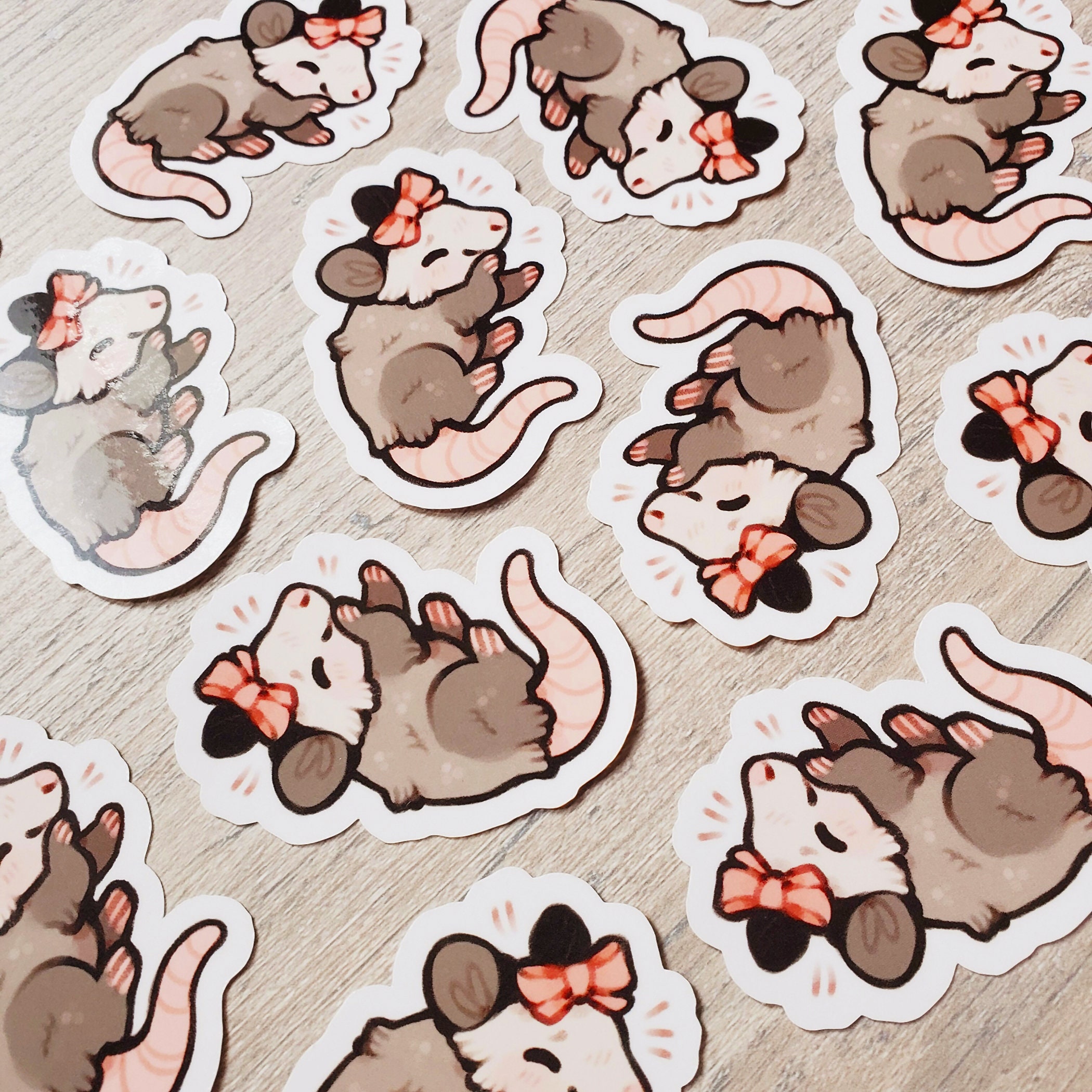 Pretty Opossum Sticker / Cute Possum Stickers / Cute Animal Sticker ...