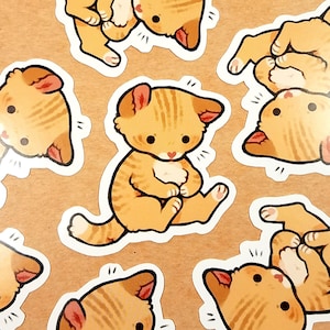 Sitting Kitten Sticker / Cat Sticker / Kitten Sticker / Animal | Etsy
