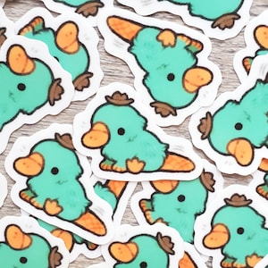 Little Chef and Secret Agent Mini Sticker Set of 2 / Cute Animal Vinyl ...