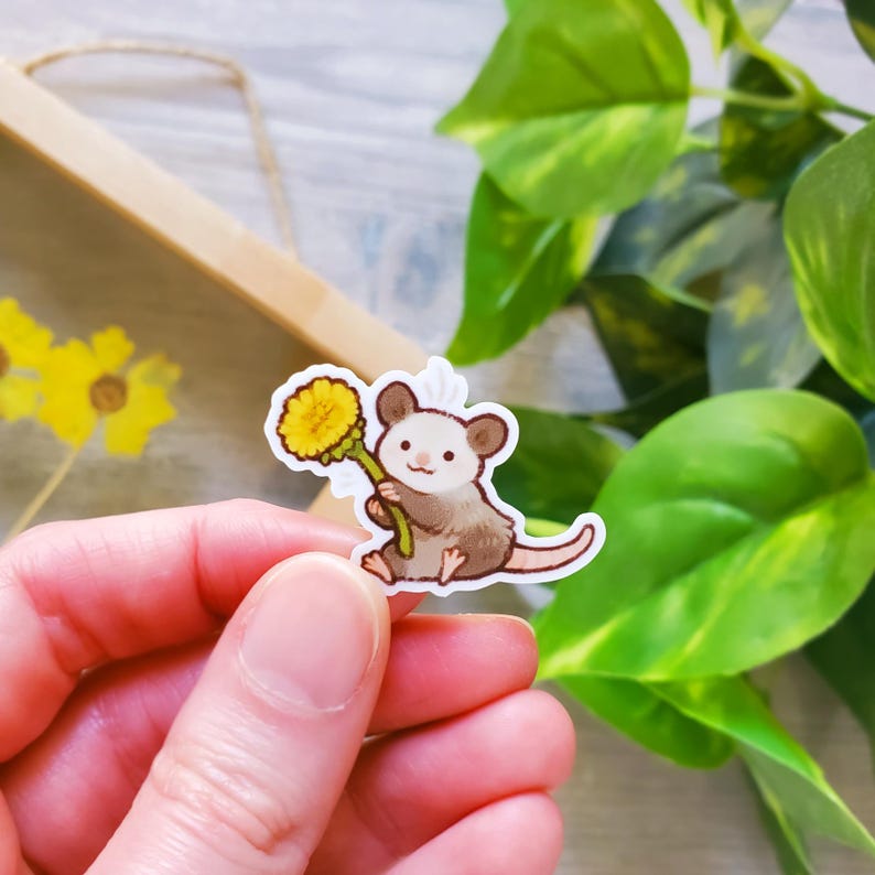 Mini Flower Friends Sticker Sheet / 4x6 Sticker Sheet of Small Cute ...