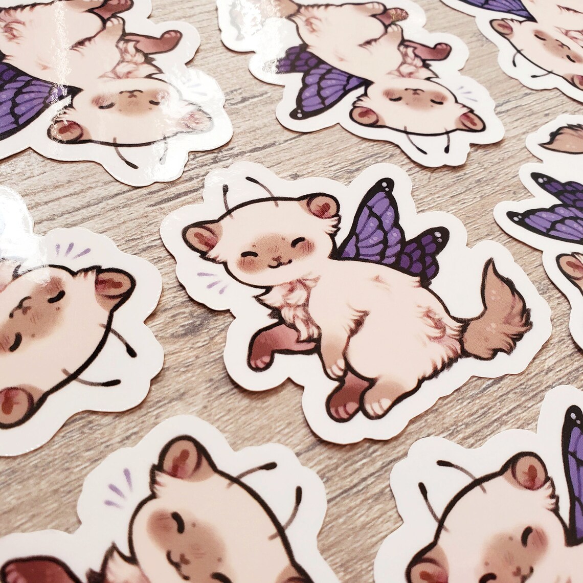 Fairy Cat Sticker / Cat Sticker / Kitten Sticker / Cute Animal - Etsy