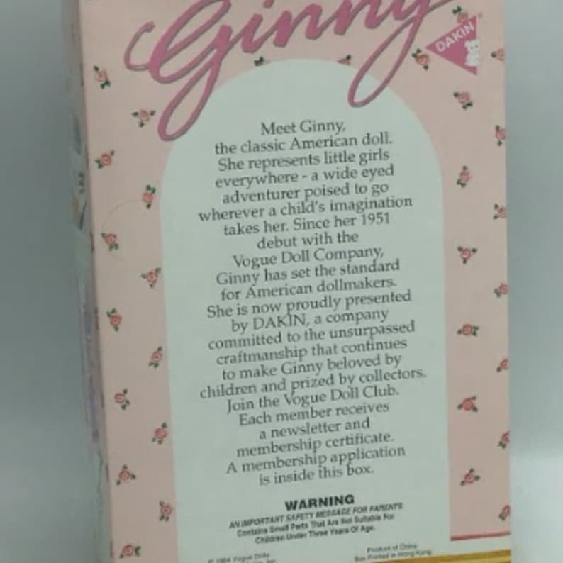 Ginny Vogue Beautiful Gretel 1984 Dakin Collectible Ornamental ...