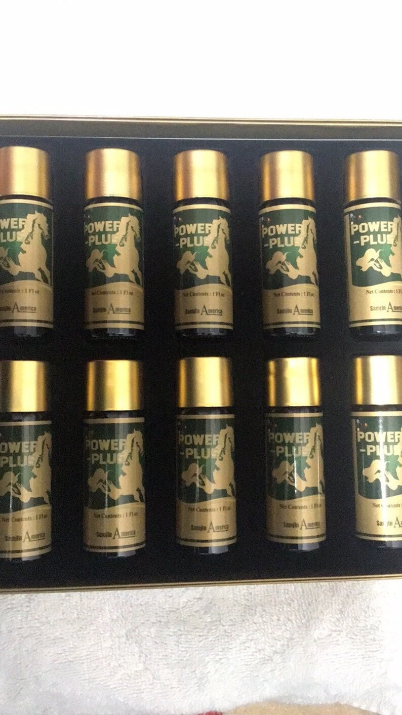 POWER PLUS Drink PANAX Ginseng Energy Natural Herb 1oz X 10 Bottles - Etsy