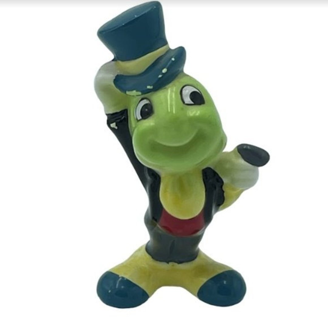 Vintage Disney Jiminy Cricket Porcelain Figurine Collectible Decoration ...
