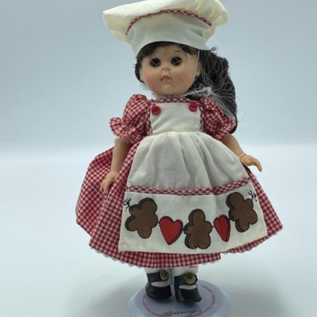 Ginny Ginger Bread Cookies Doll Vogue Dolls 1995 Porcelain Collectible ...