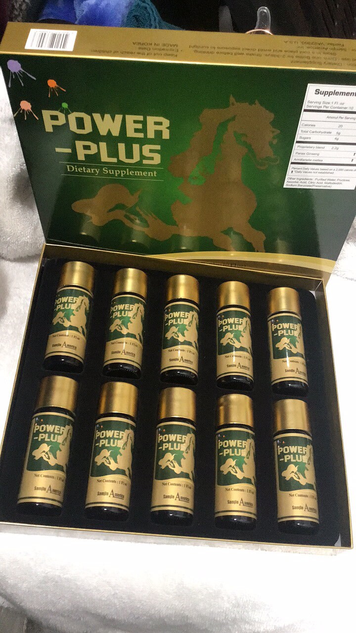 POWER PLUS Drink PANAX Ginseng Energy Natural Herb 1oz X 10 Bottles - Etsy