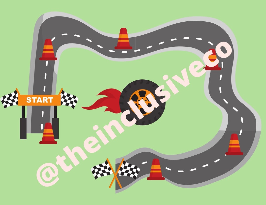 Race Track Token Reinforcement Board (+12 Different Cars!) - Etsy