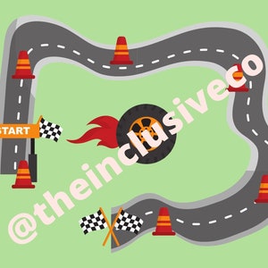 Race Track Token Reinforcement Board (+12 Different Cars!) - Etsy