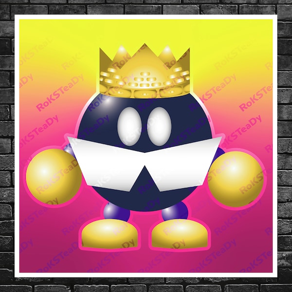King Bob Omb - Etsy