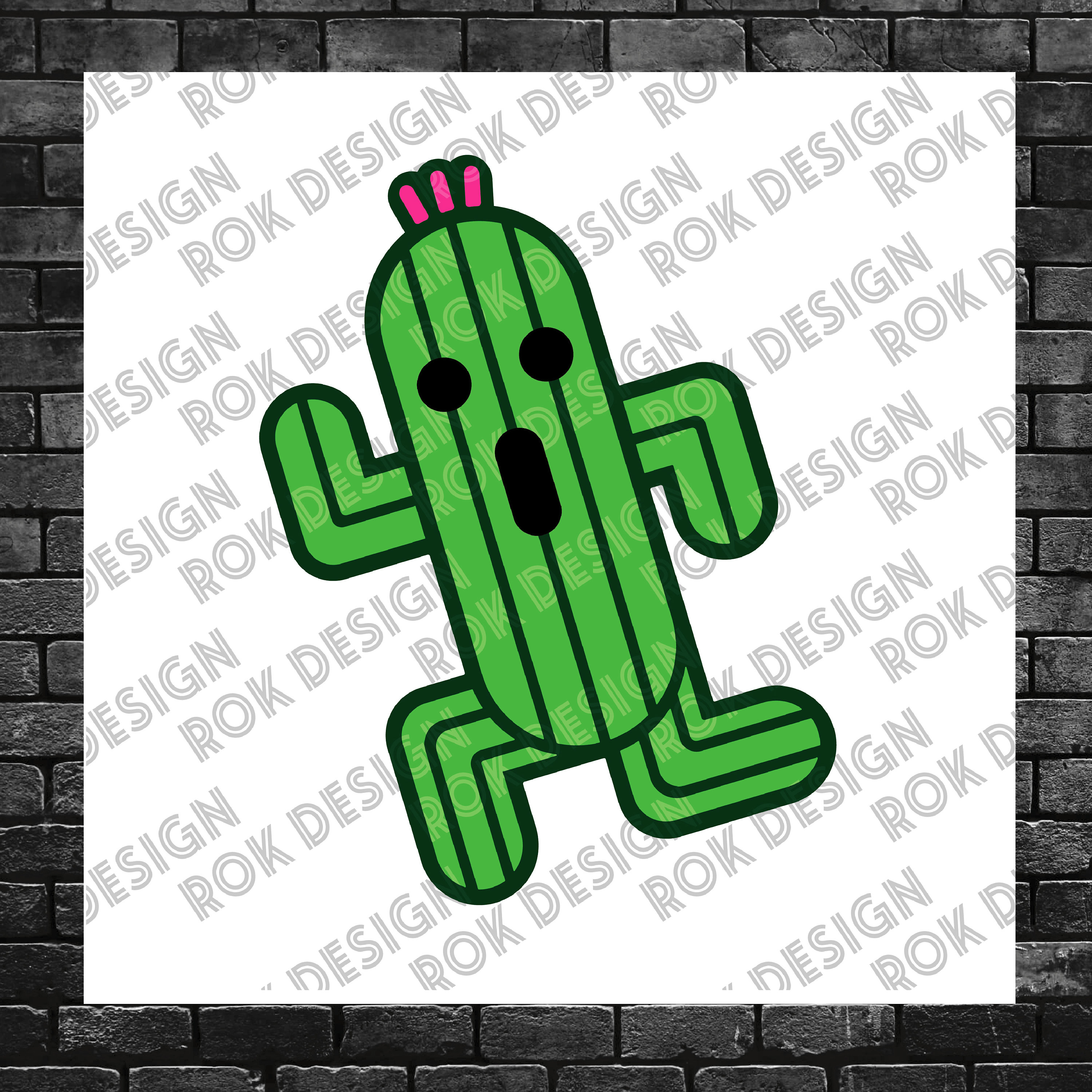 Cactuar Layered Full Vector Eps Svg Pdf Png Jpg - Etsy Israel