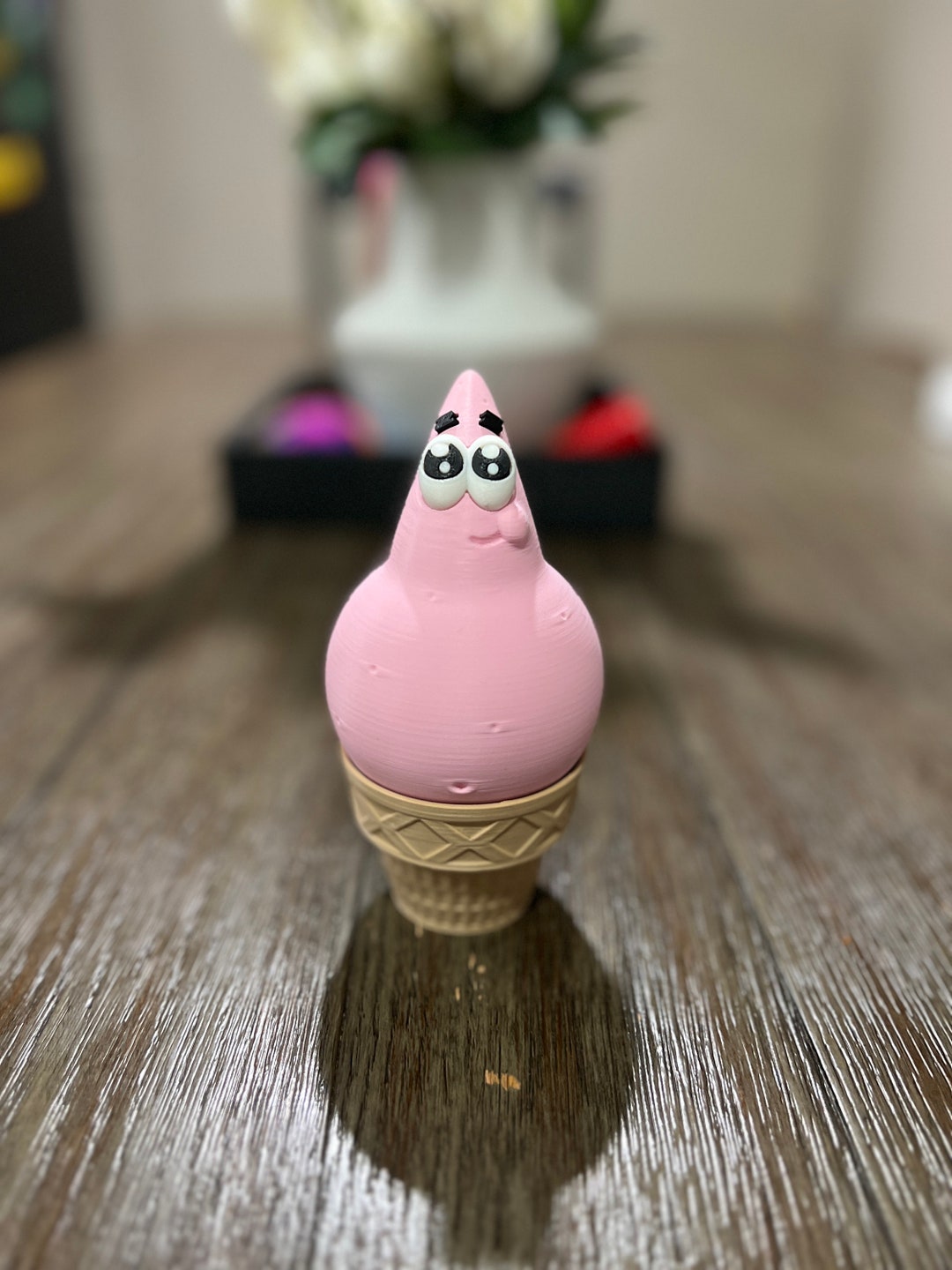 Patrick Star Ice Cream Cone - Etsy