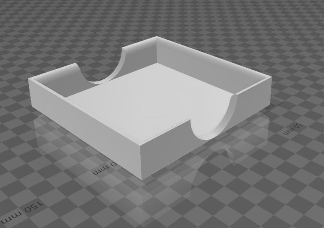 Simple Square Coaster Holder - Etsy