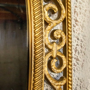 Large Vintage Ornate Gold Syroco Mirror Hollywood Regency Style Mid ...