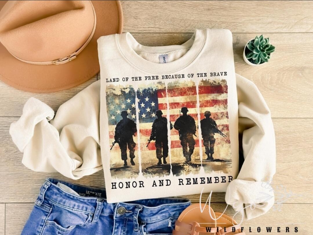 Honor and Remember Memorial Day Tee - Etsy
