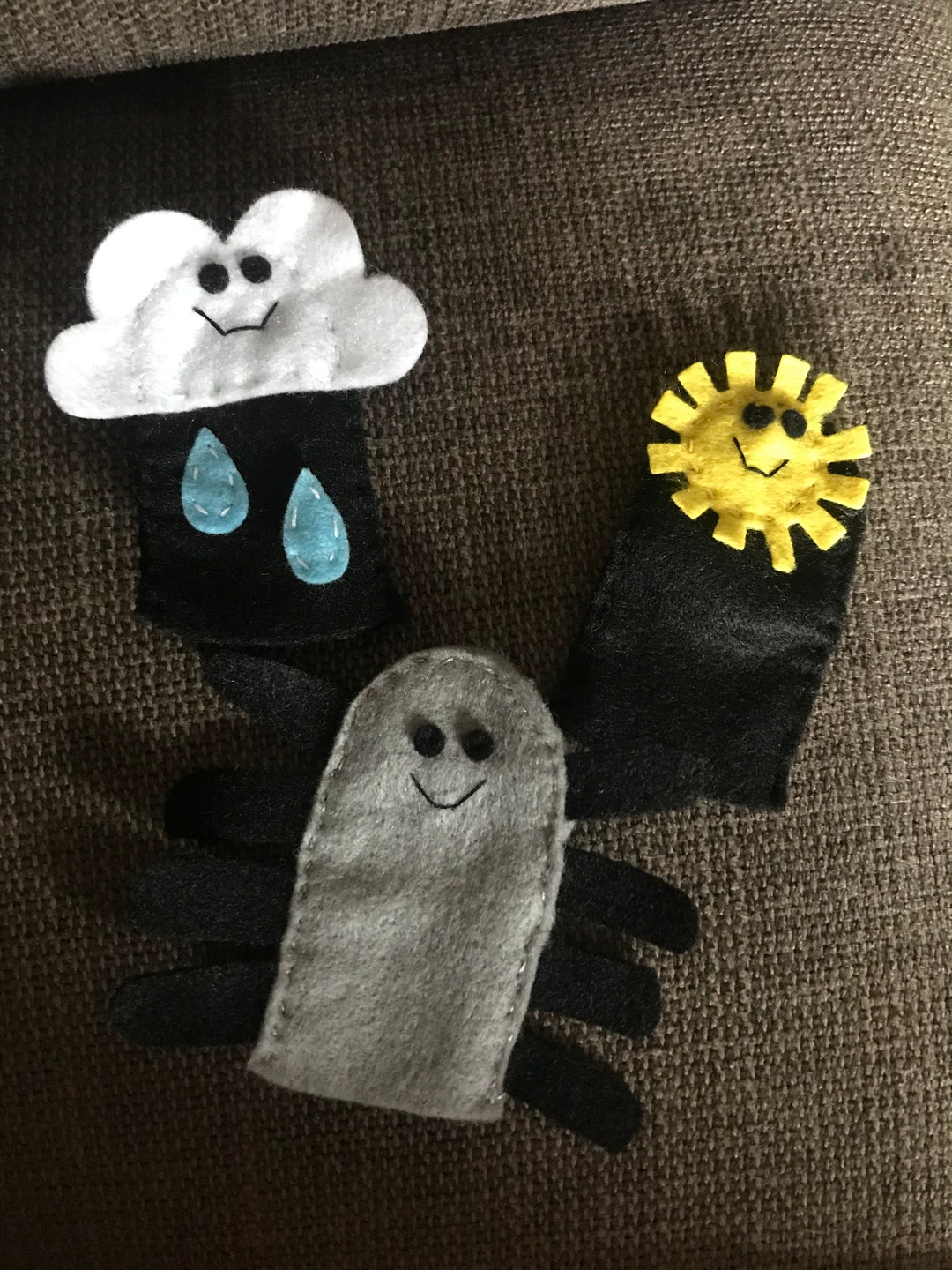 Incy Wincy Spider Finger Puppets, Nursery Rhymes, Teaching Resource - Etsy