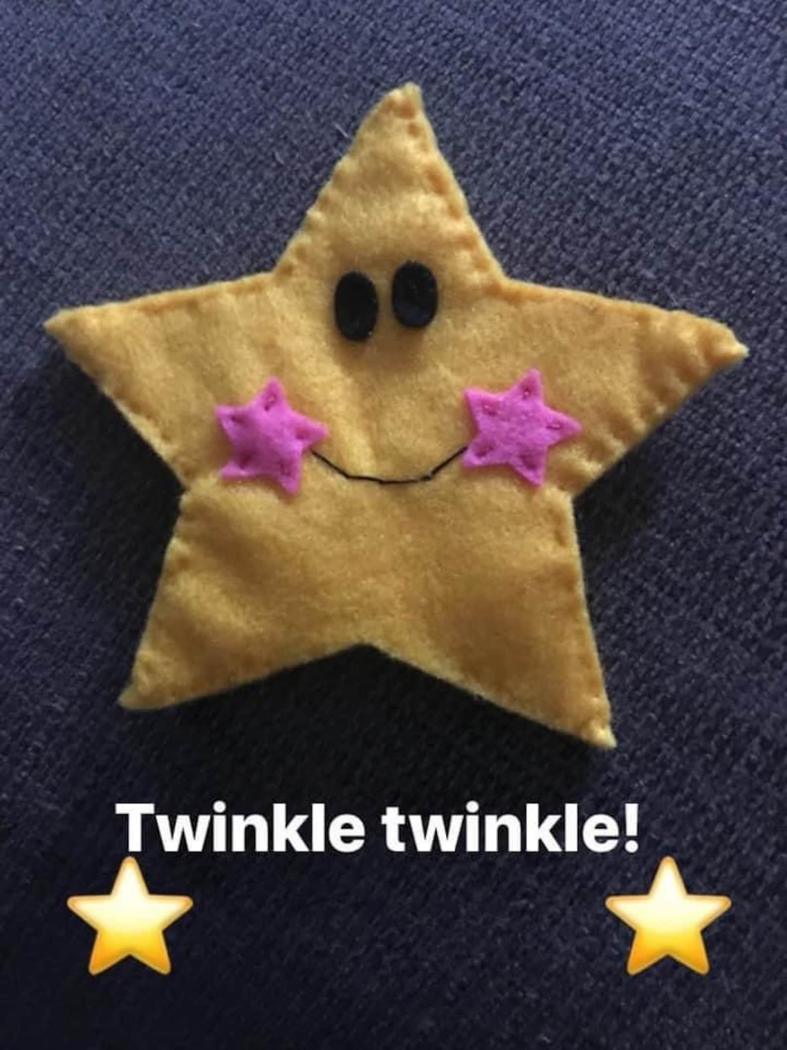 Twinkle Twinkle Little Star Finger Puppet, Nursery Rhymes, Teaching ...