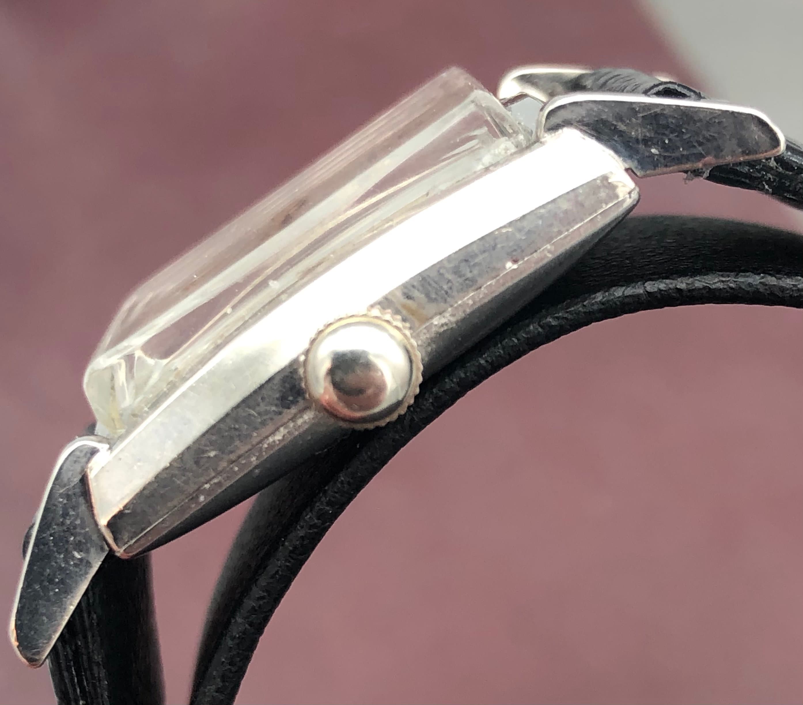 Unique 1950s Hamilton Trent Tank Watch with White Gold Fill | Etsy